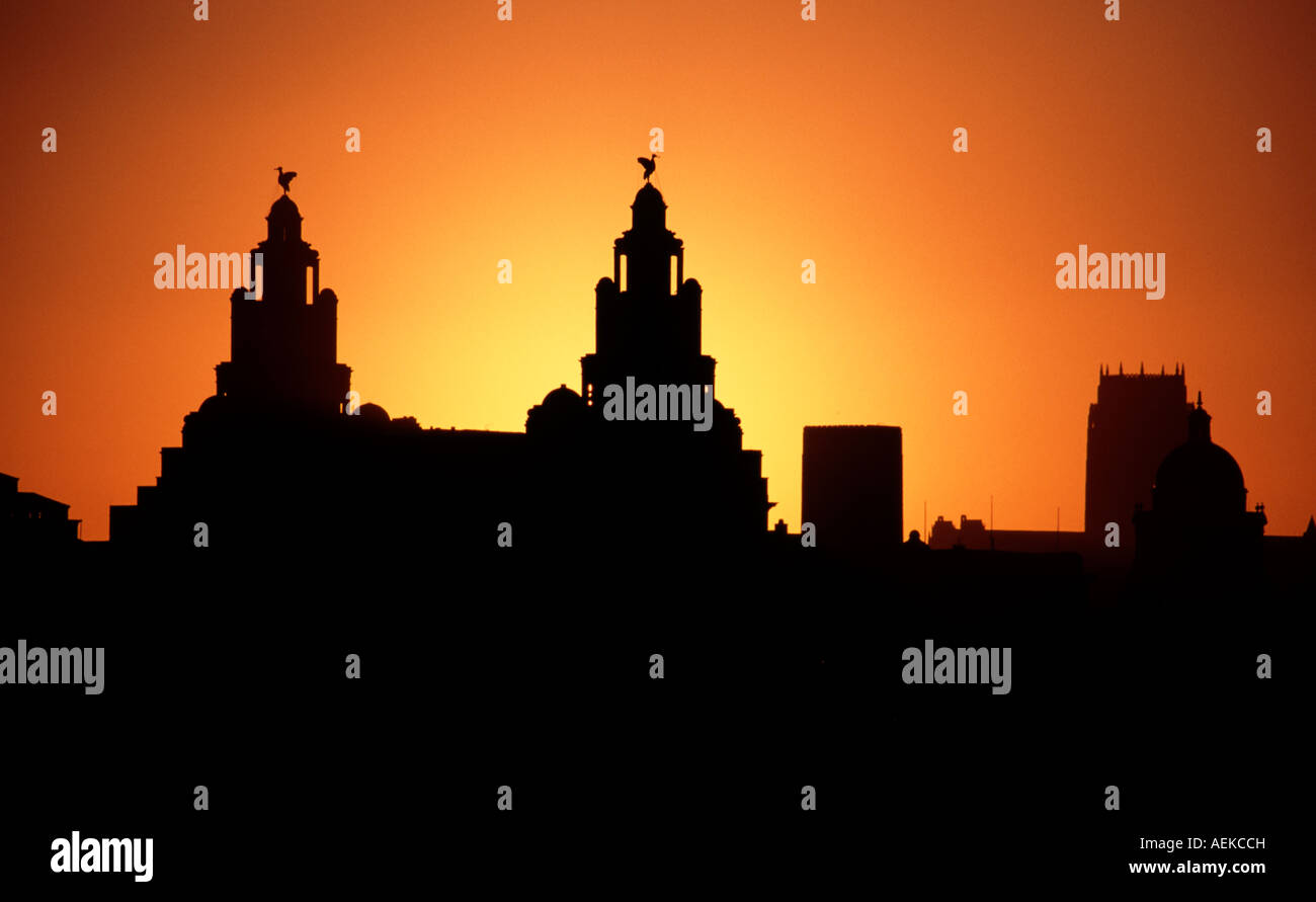 Liverpool at Sunrise Stock Photo - Alamy