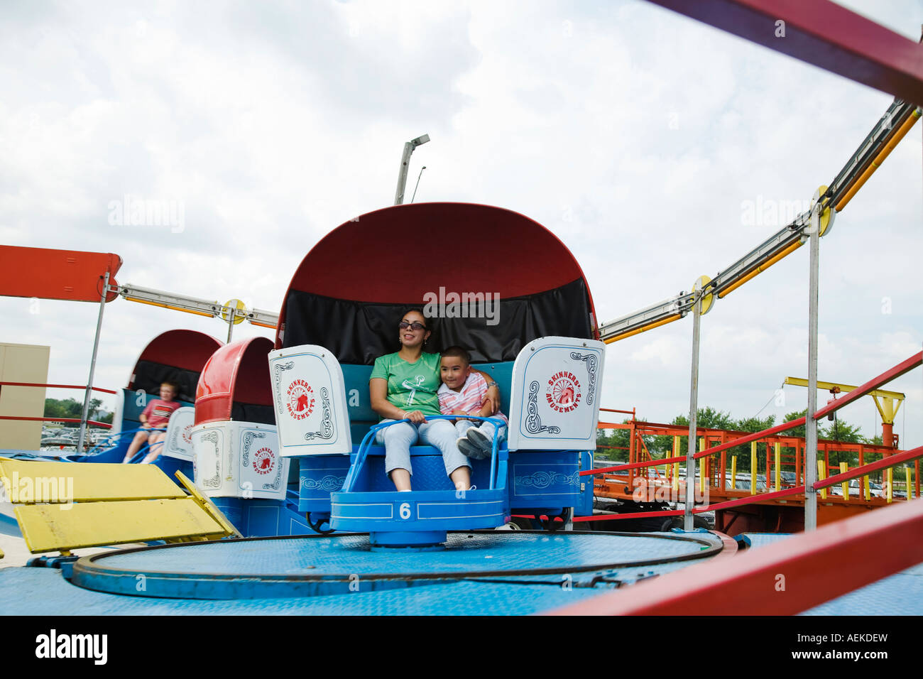 Carnival ride tilt a whirl hi-res stock photography and images - Alamy