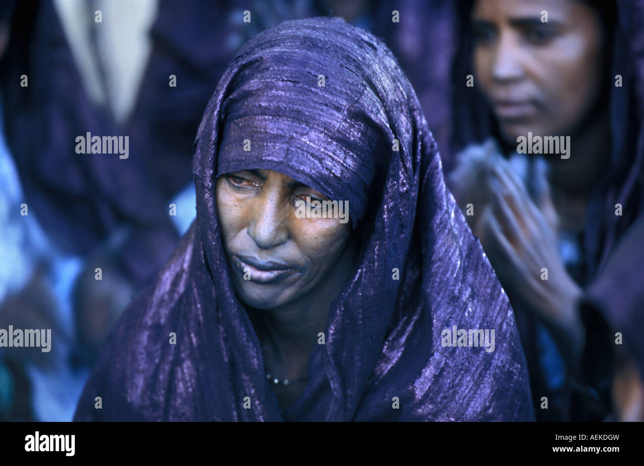 Mali Menaka near Gao, Women of Tuareg tribe Stock Photo - Alamy