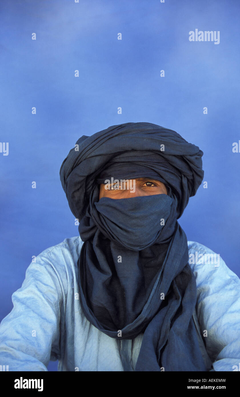 Libya Ghat Man of Tuareg tribe Stock Photo - Alamy
