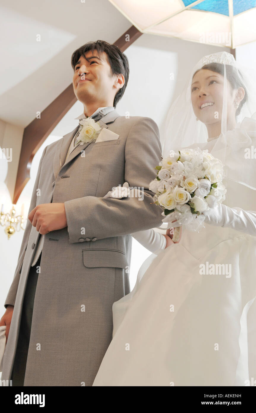 Bridegroom and bride Stock Photo - Alamy
