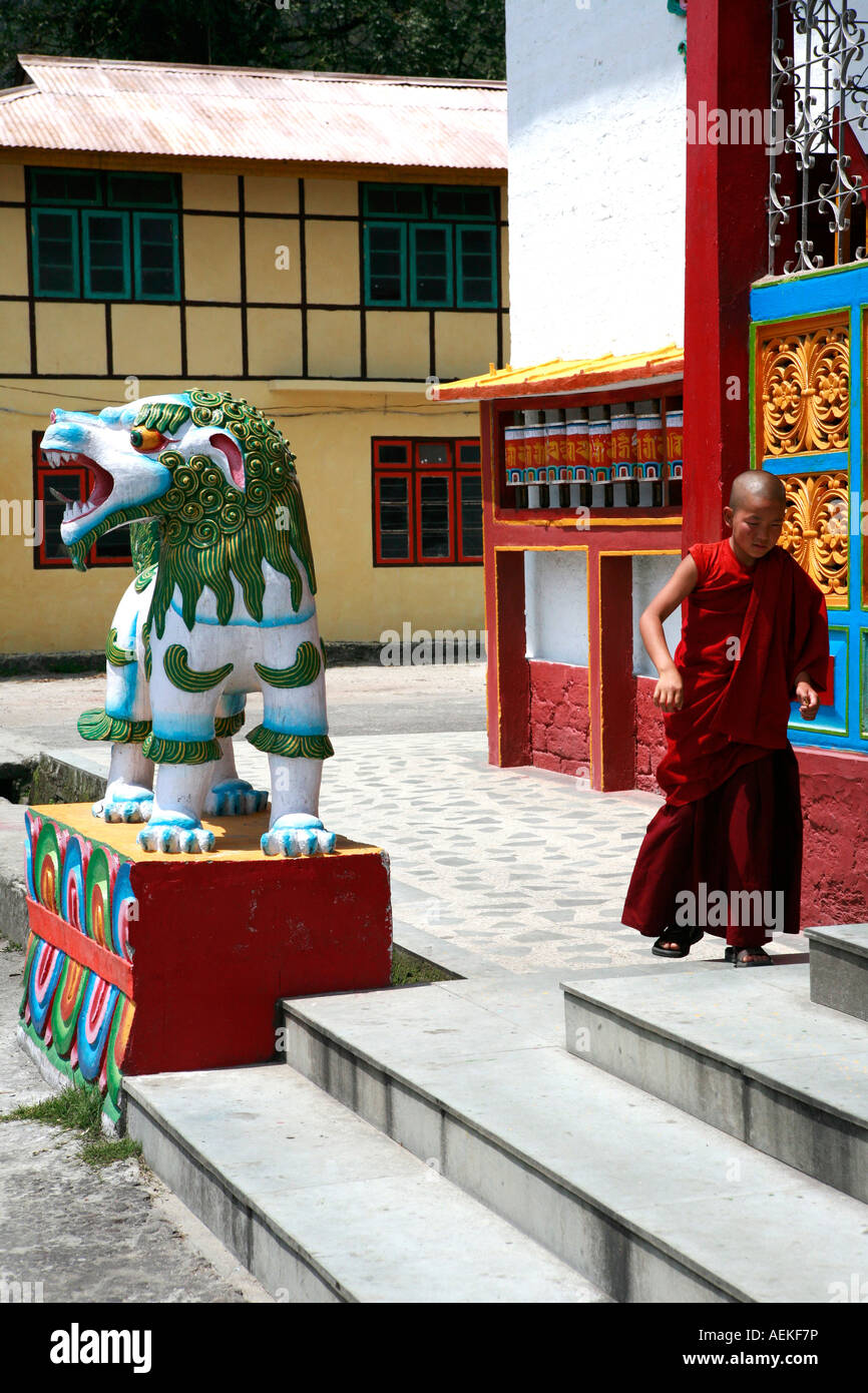Exterior of the Phodong monastery, near Gangtok, Sikkim, India Stock ...