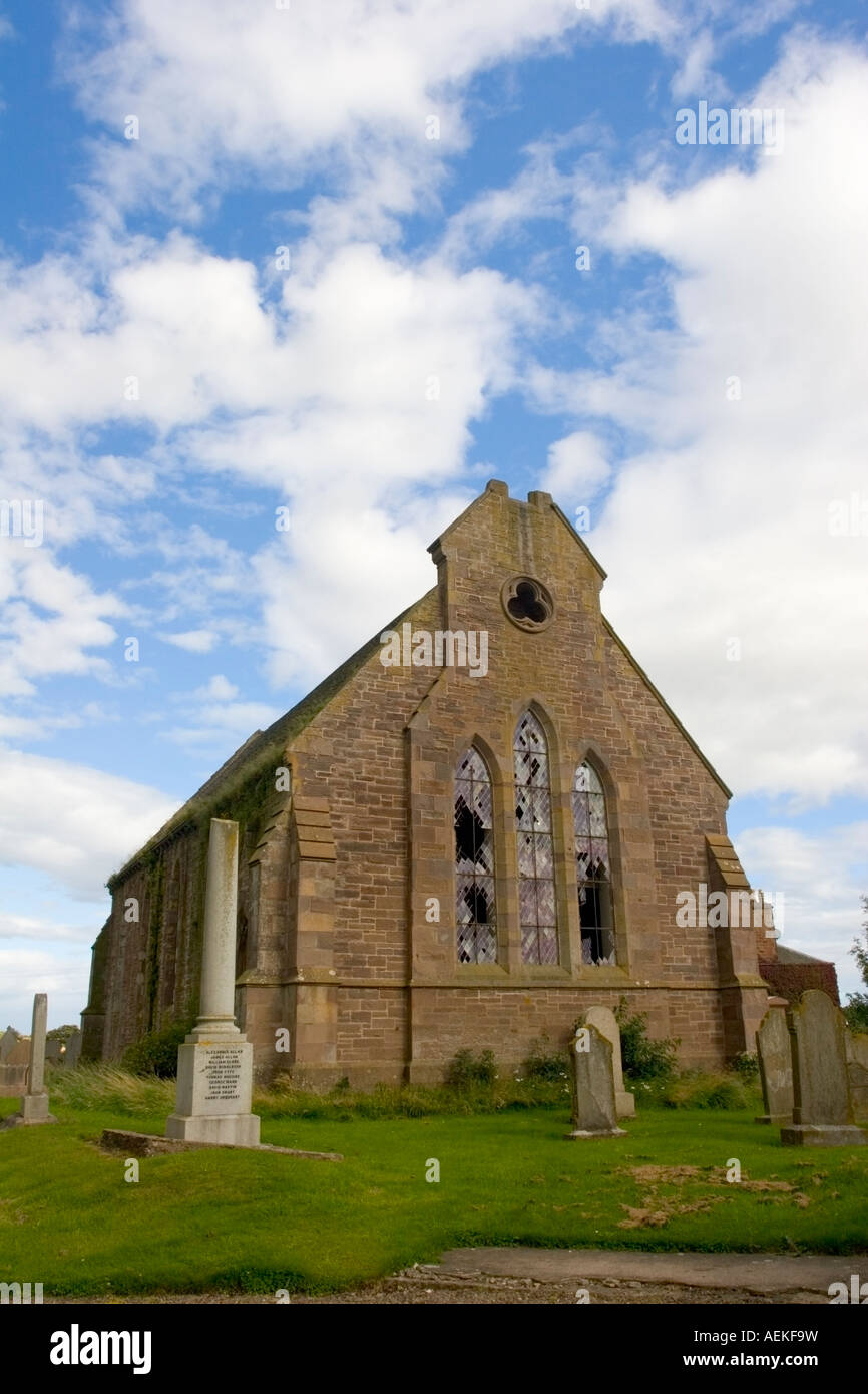 Kinnell parish church ruins and graveyard, Tayside, Scotland Stock ...