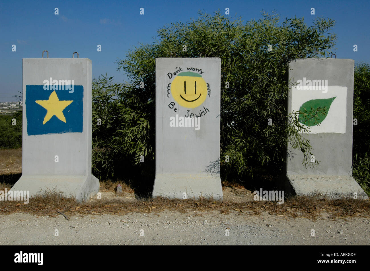 Cryptic drawing on precast concrete wall panels at the outskirts of ...