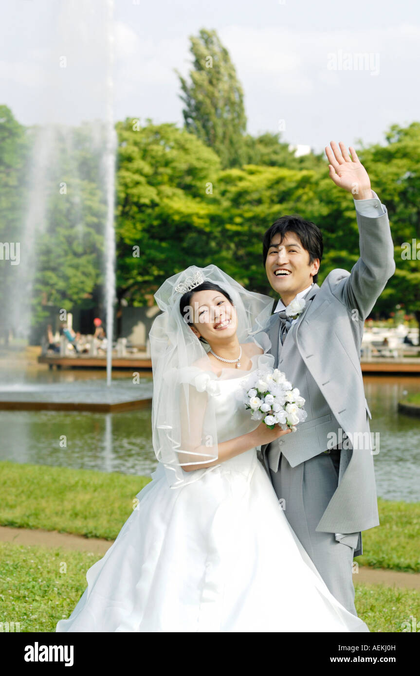 Bridegroom and bride Stock Photo - Alamy