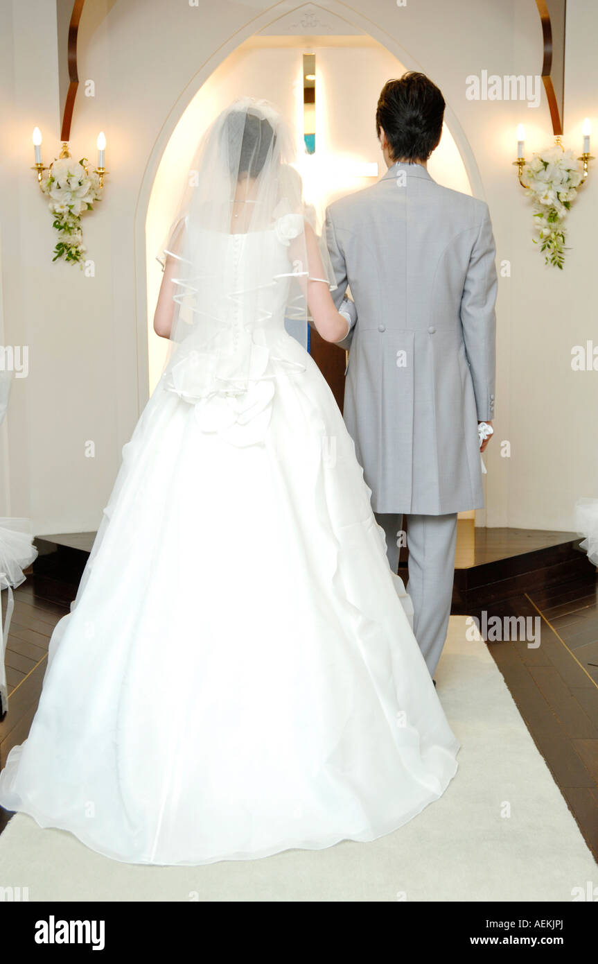 Bridegroom and bride Stock Photo - Alamy