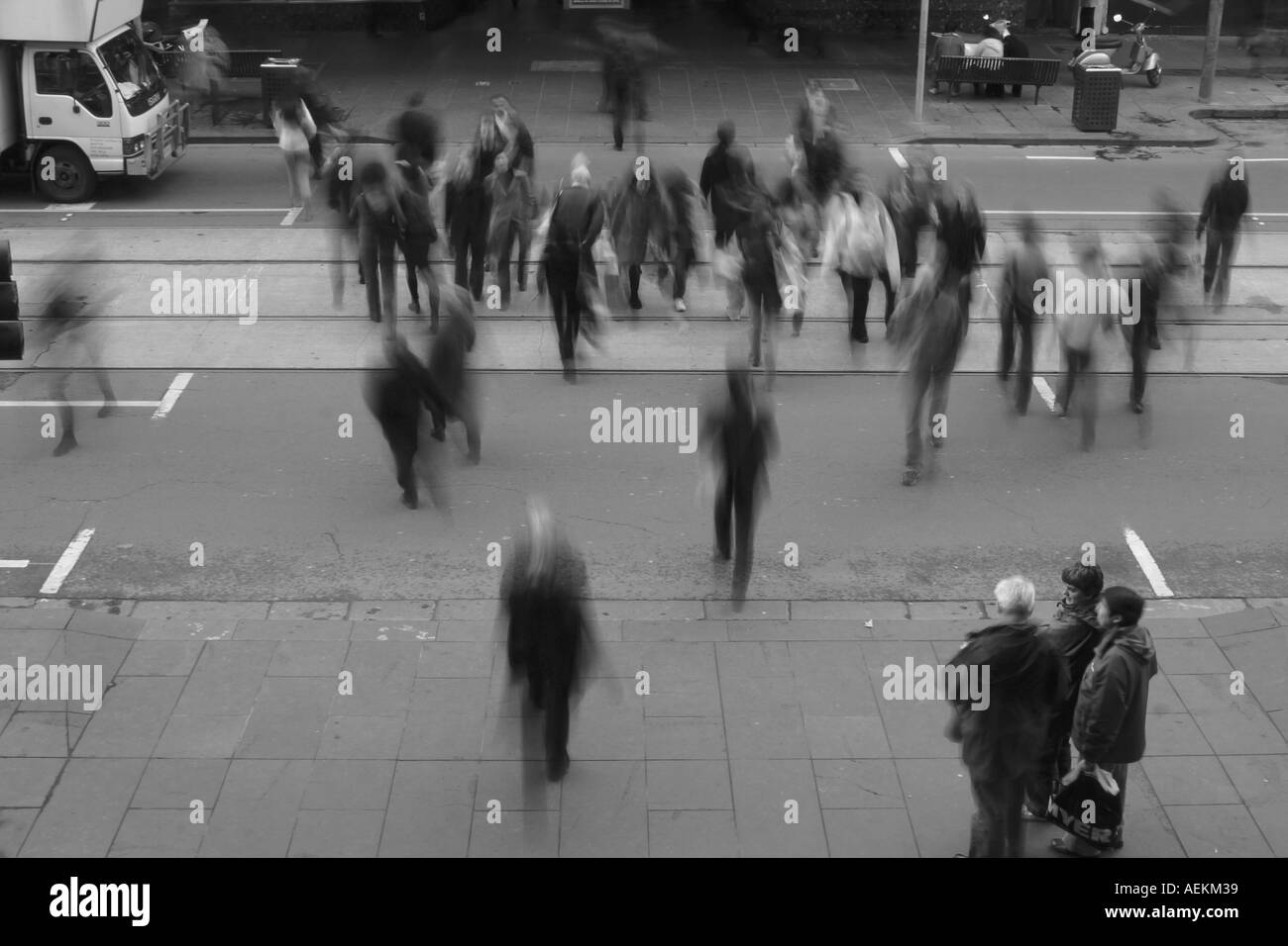 Business lifestyle break time Black and White Stock Photos & Images - Alamy