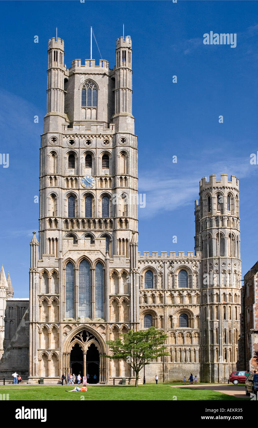 The West Tower - Ely Cathedral - Cambridgeshire Stock Photo - Alamy