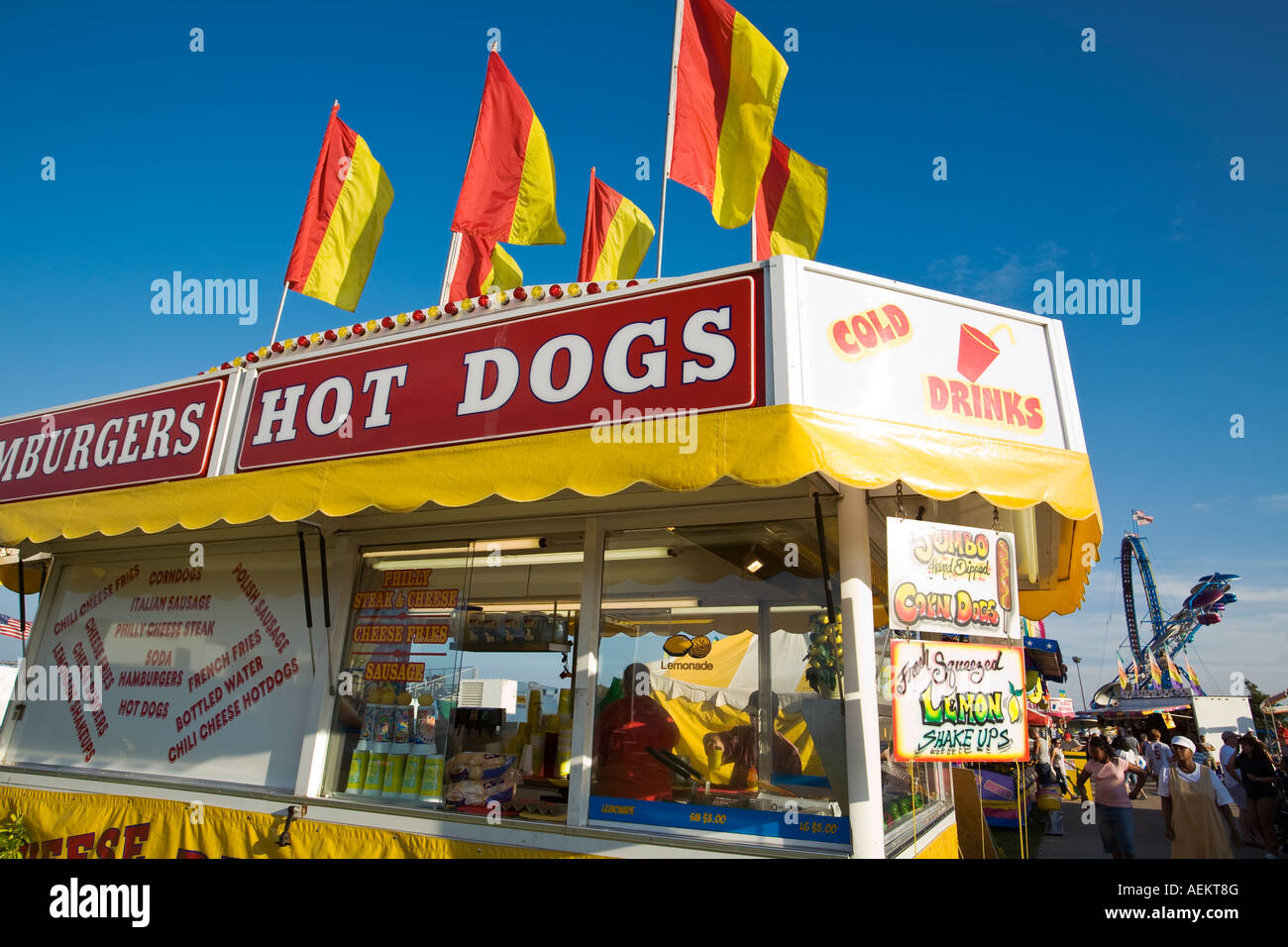 Illinois grayslake fast food booth hi-res stock photography and images ...