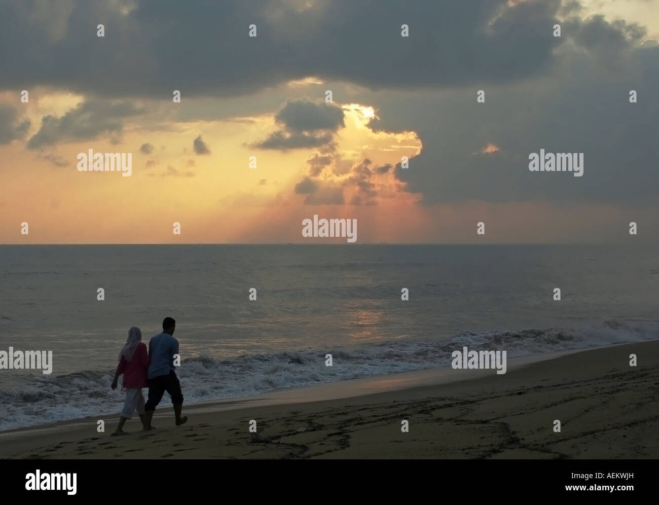Couple having morning walk on hi-res stock photography and images - Alamy