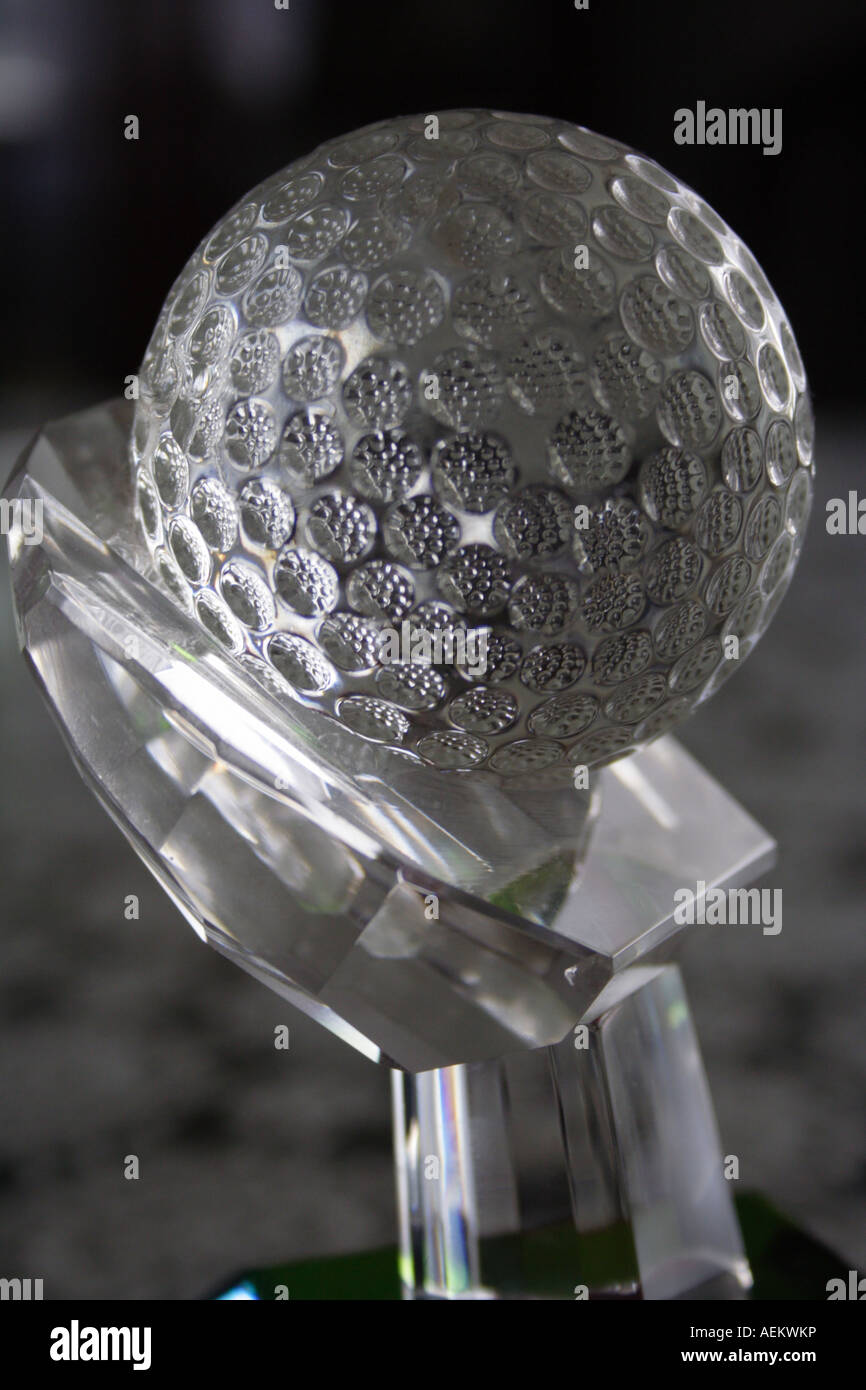 A golf ball made of glass Stock Photo - Alamy