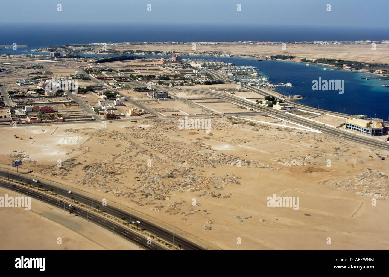 Jeddah city in Saudi Arabia as seen from the air Stock Photo: 13709839 ...