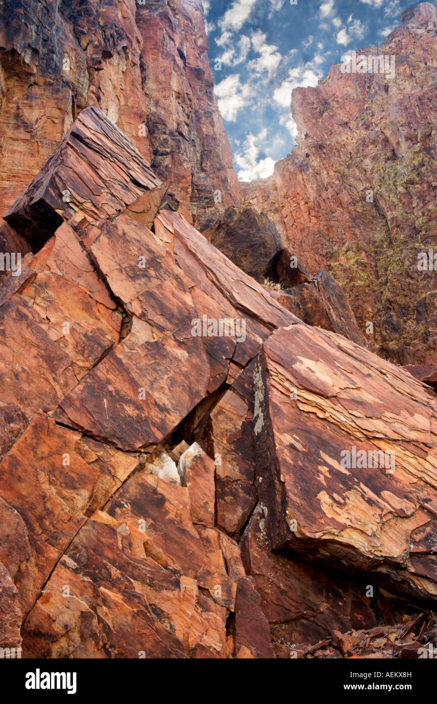 Rock formation in High Rock Canyon Black Rock Desert National ...