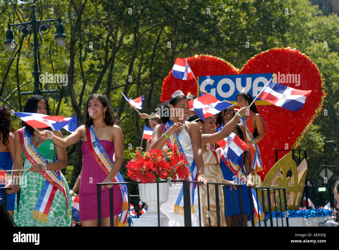25th Annual Dominican Independence Day Parade in NYC on Sixth Avenue ...