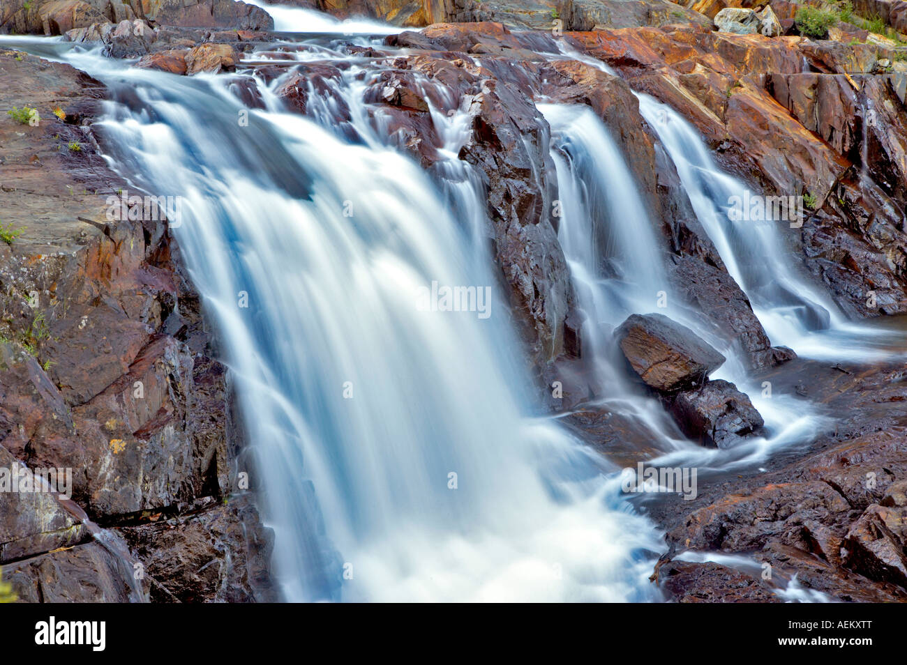 Glen Alpine Falls High Resolution Stock Photography and Images - Alamy