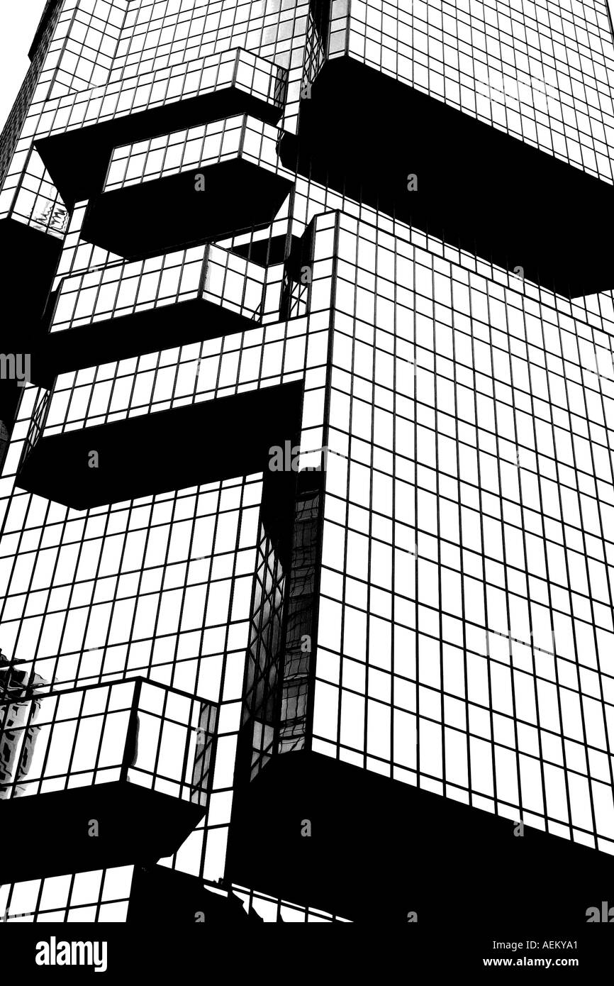 Hong kong skyscraper construction Black and White Stock Photos & Images ...