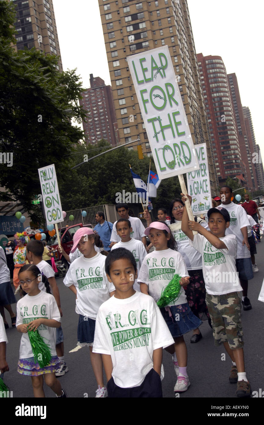 Childrens Evangelical Parade Stock Photo - Alamy