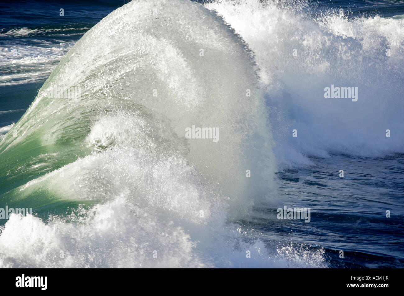 Wave off Cape Kiwanda Oregon Stock Photo - Alamy