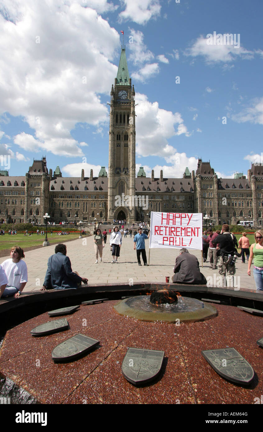 Parliament Hill and Peace Tower Canada Ontario Ottawa Capital of Canada ...