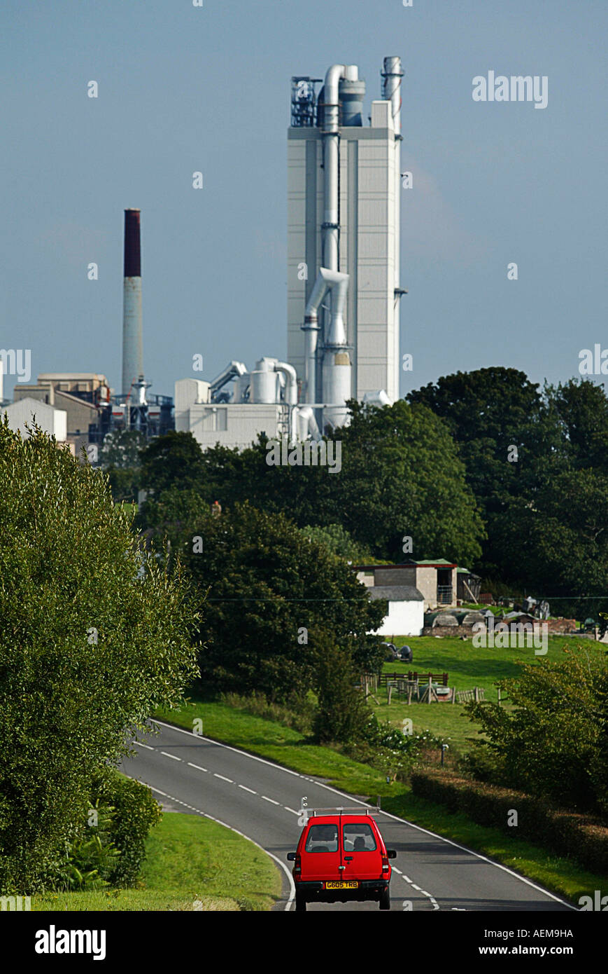 The Castle Cement Works Padeswood near Mold Flintshire North East Wales ...