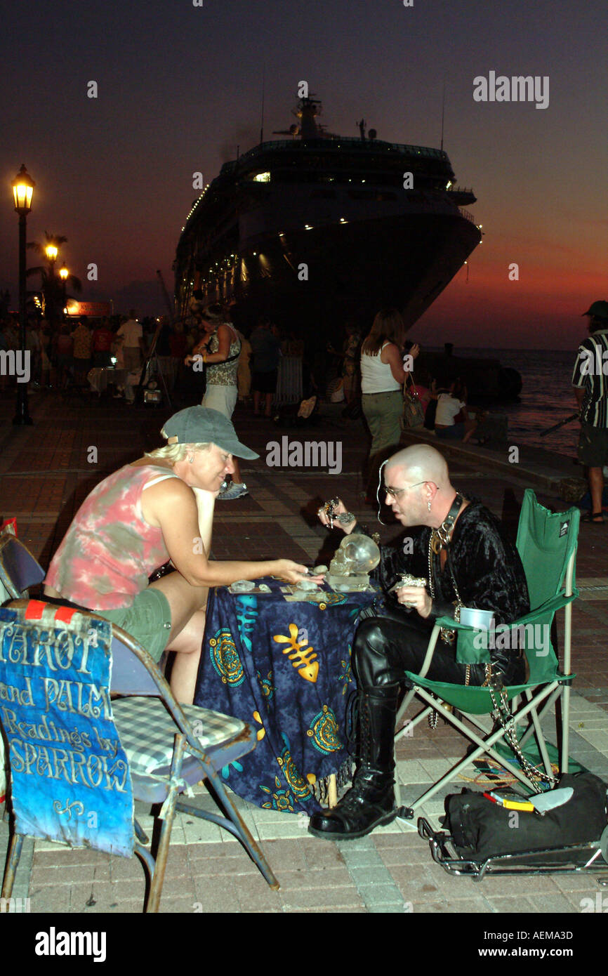 Key West The Keys fl Florida USA entertainer and Tarot Card reader ...