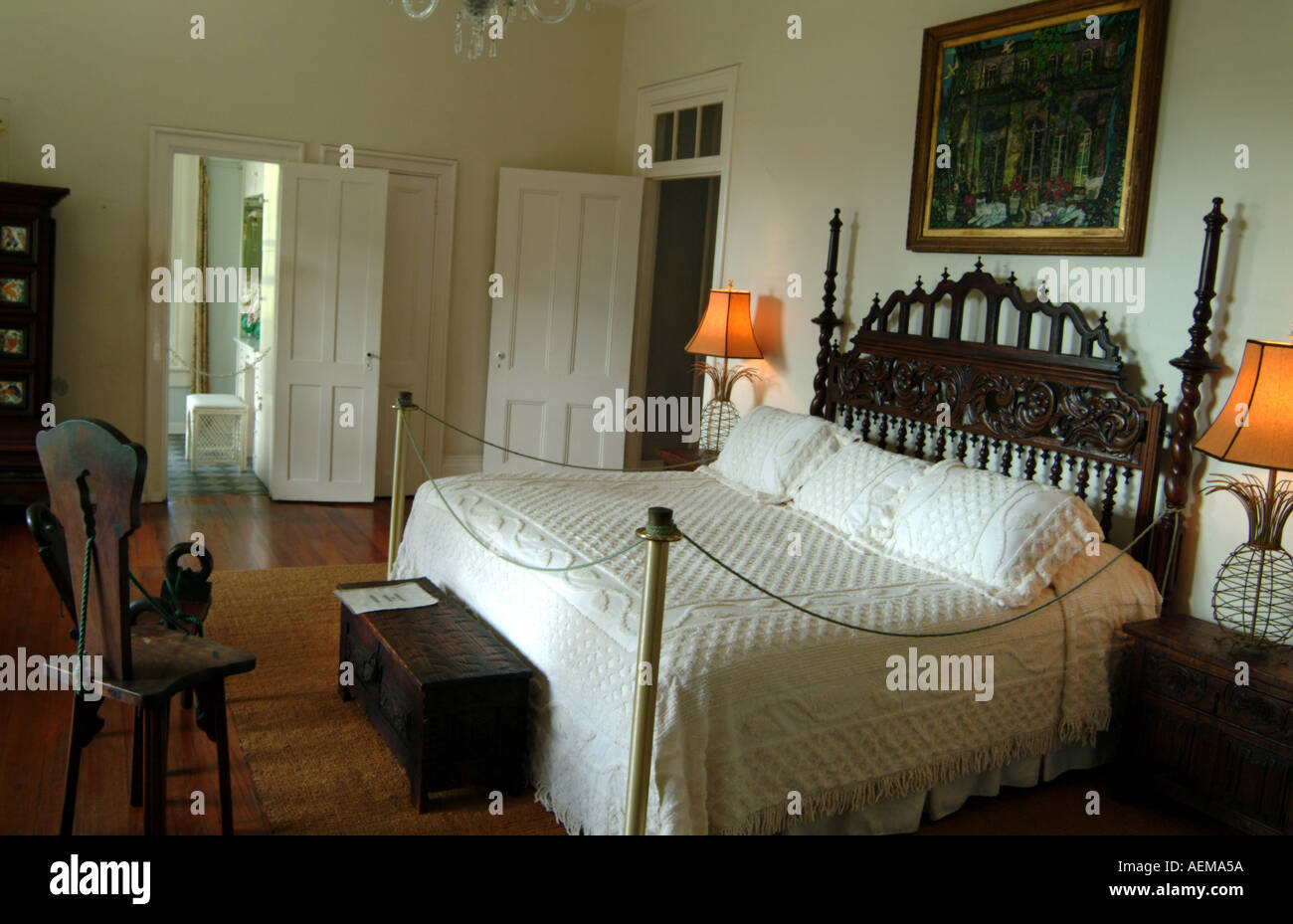 Key West The Keys fl Florida USA Ernest Hemingways bedroom in his home ...