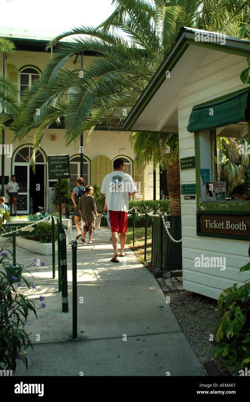 Key West The Keys fl Florida USA Ernest Hemingways home on Whitehead St ...