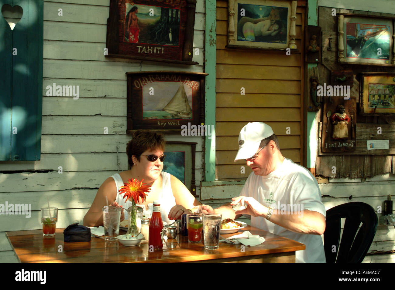 Blue Heaven Restaurant Key West High Resolution Stock Photography and ...