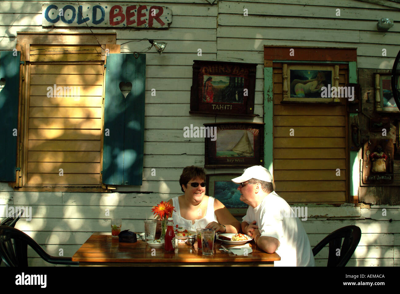 Blue Heaven Restaurant Key West High Resolution Stock Photography and ...