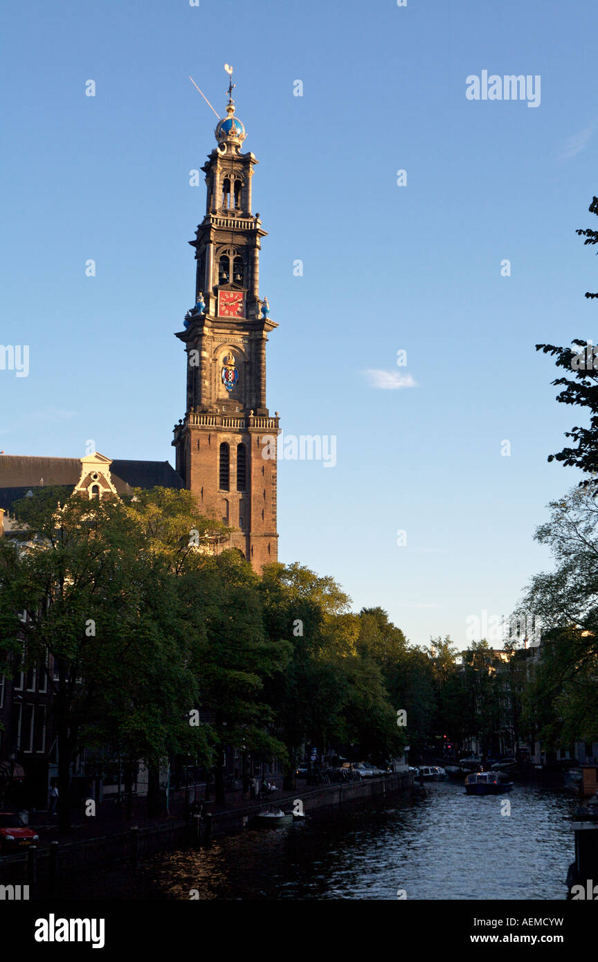 Westerkerk tower in Amsterdam The Netherlands Saturday July 14 2007 ...