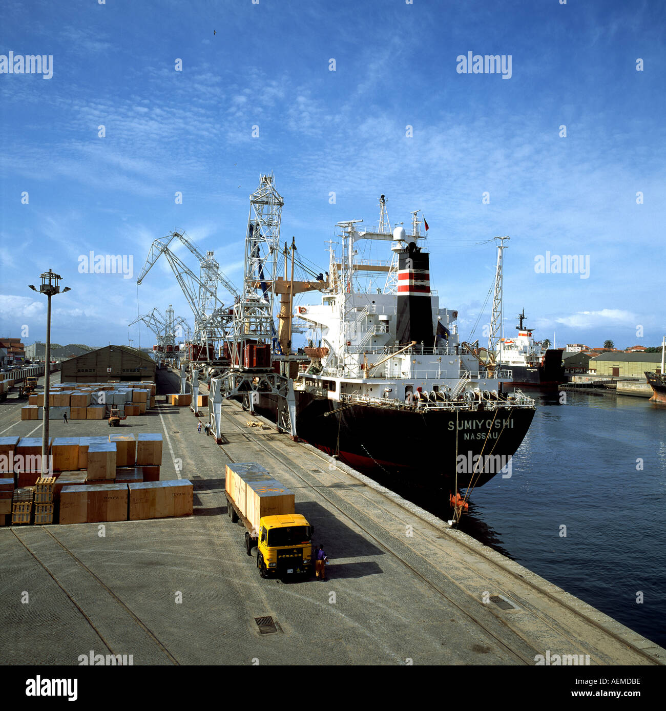 Leixoes harbour, Porto, Portugal Stock Photo - Alamy