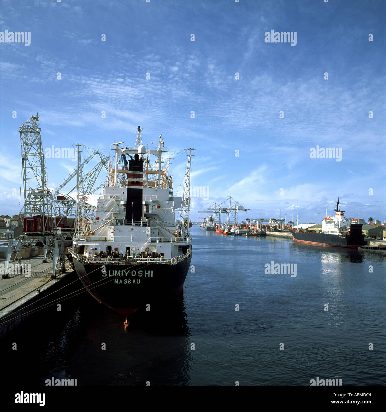 Leixoes harbour, Porto, Portugal Stock Photo - Alamy