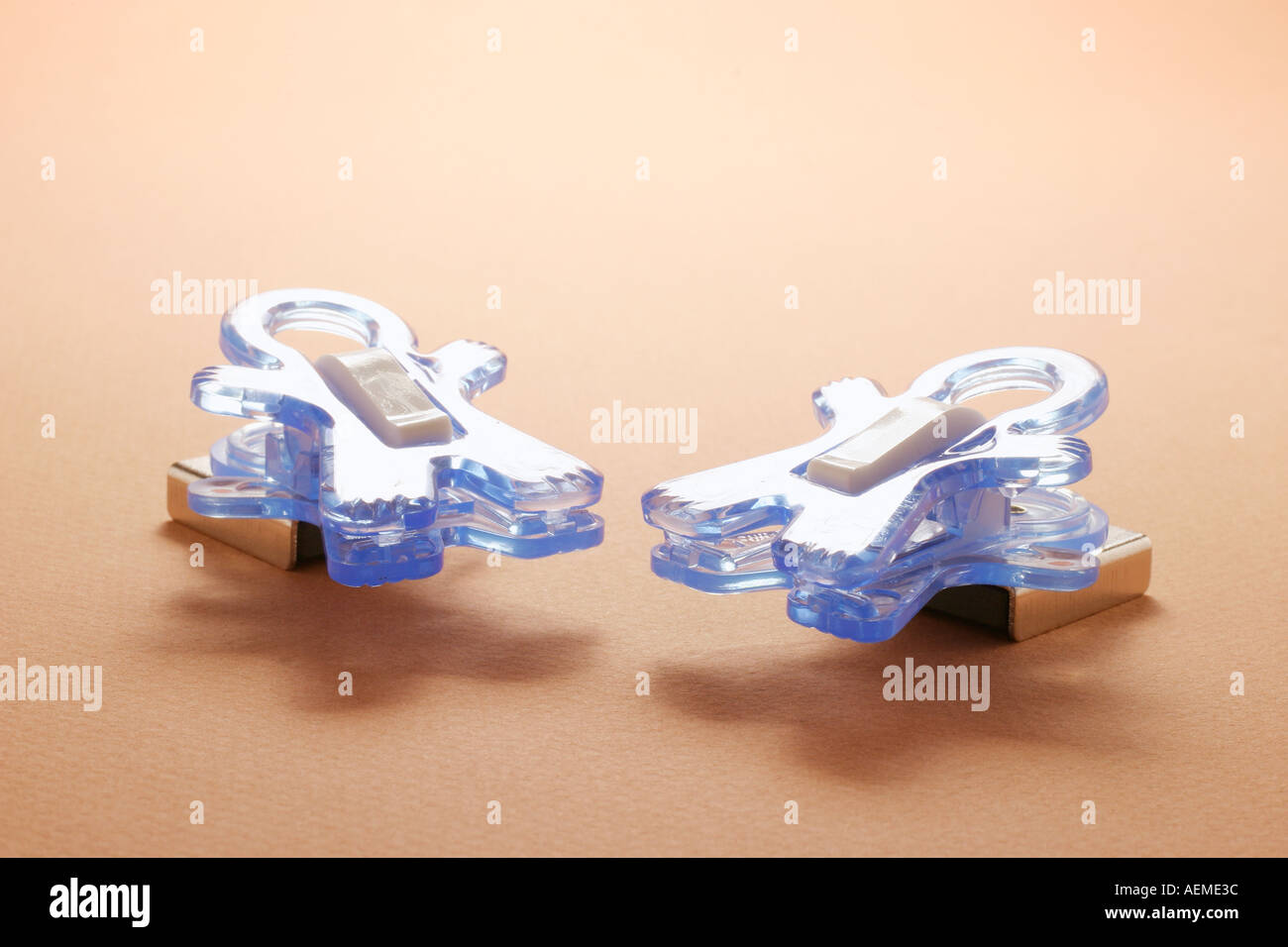 Plastic Paper Clips Stock Photo - Alamy