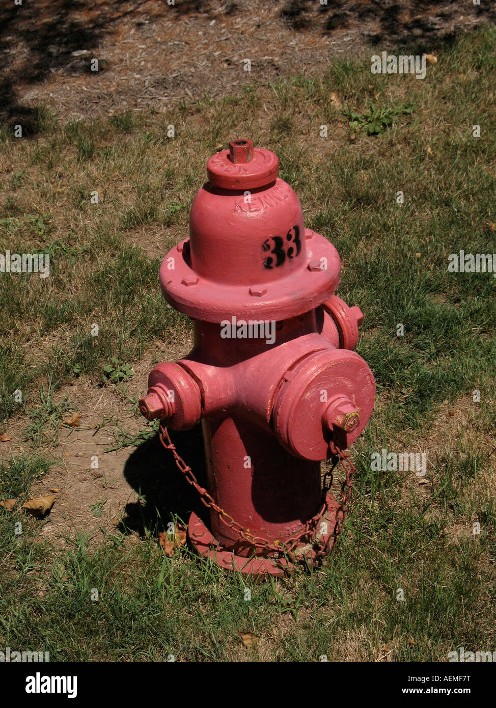 Red fire hydrant Stock Photo - Alamy