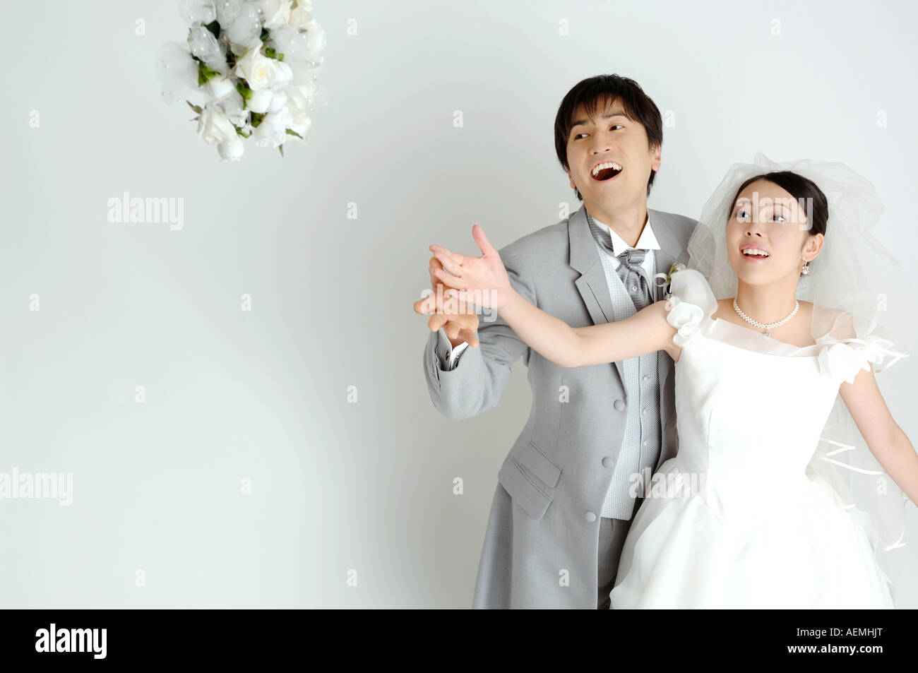 Bridegroom and bride Stock Photo - Alamy