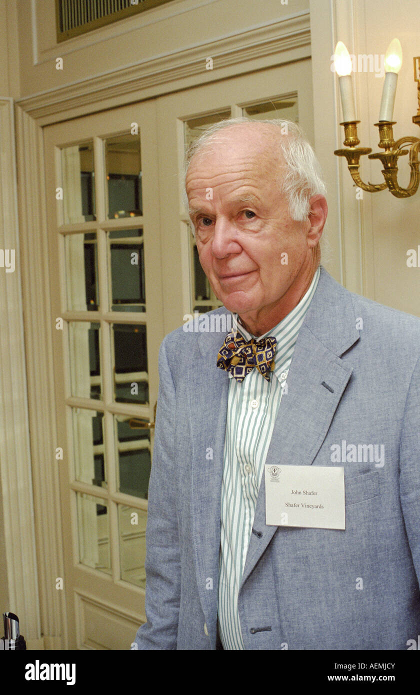 John Shafer, owner, Shafer Vineyards, Stags Leap District, Napa Valley ...