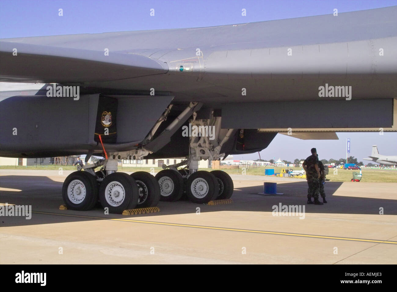 Main gear and Engine intakes of Rockwell B1B Lancer Stock Photo - Alamy