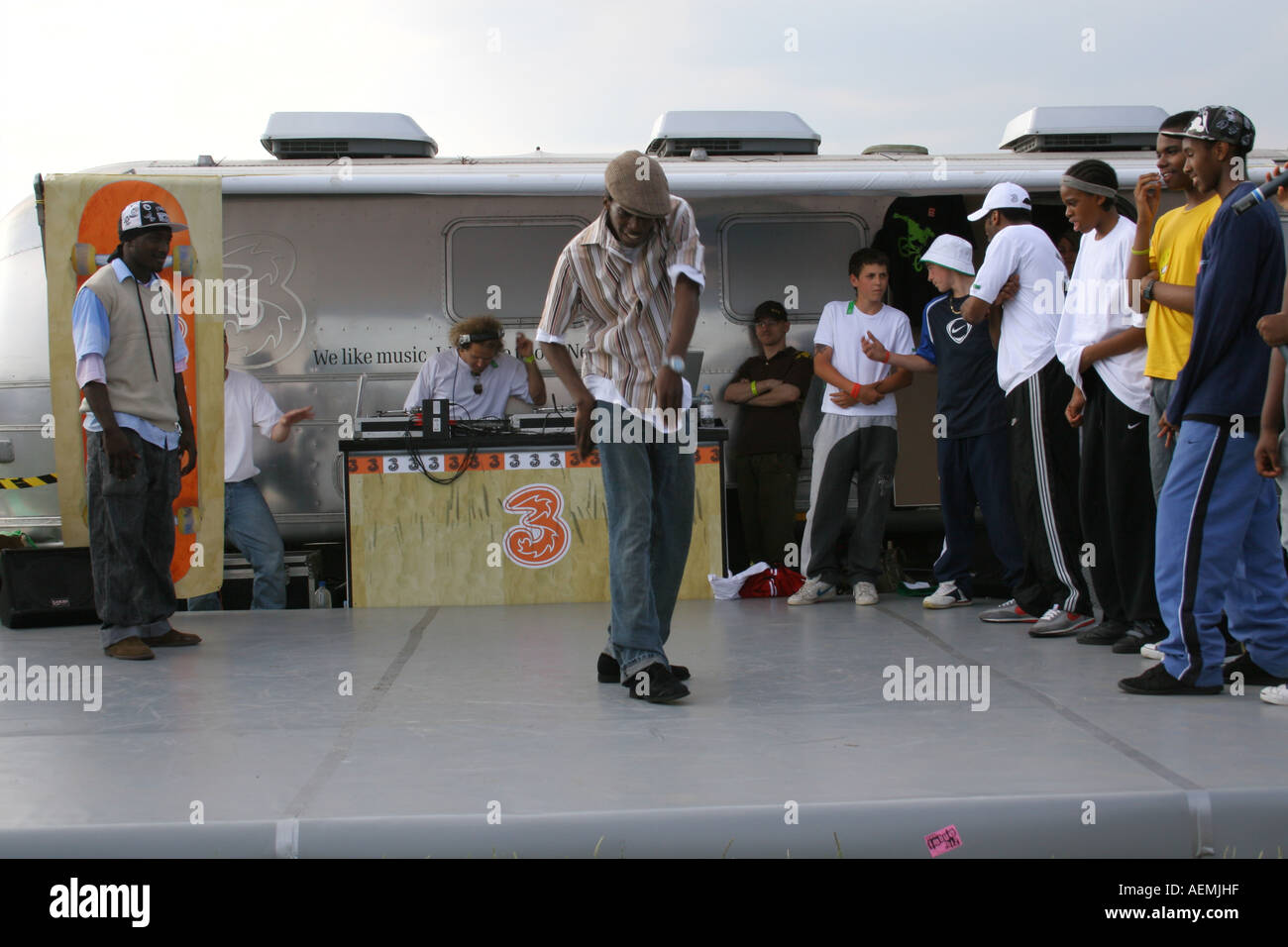 Break dancers competing in a competition Sprite Urban Games Clapham ...