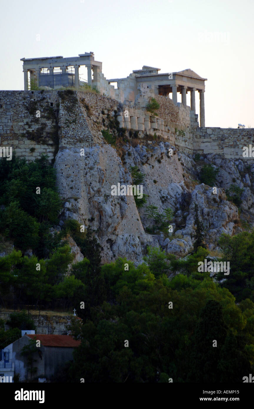 plaka athens greece greek travel acropolis Stock Photo - Alamy