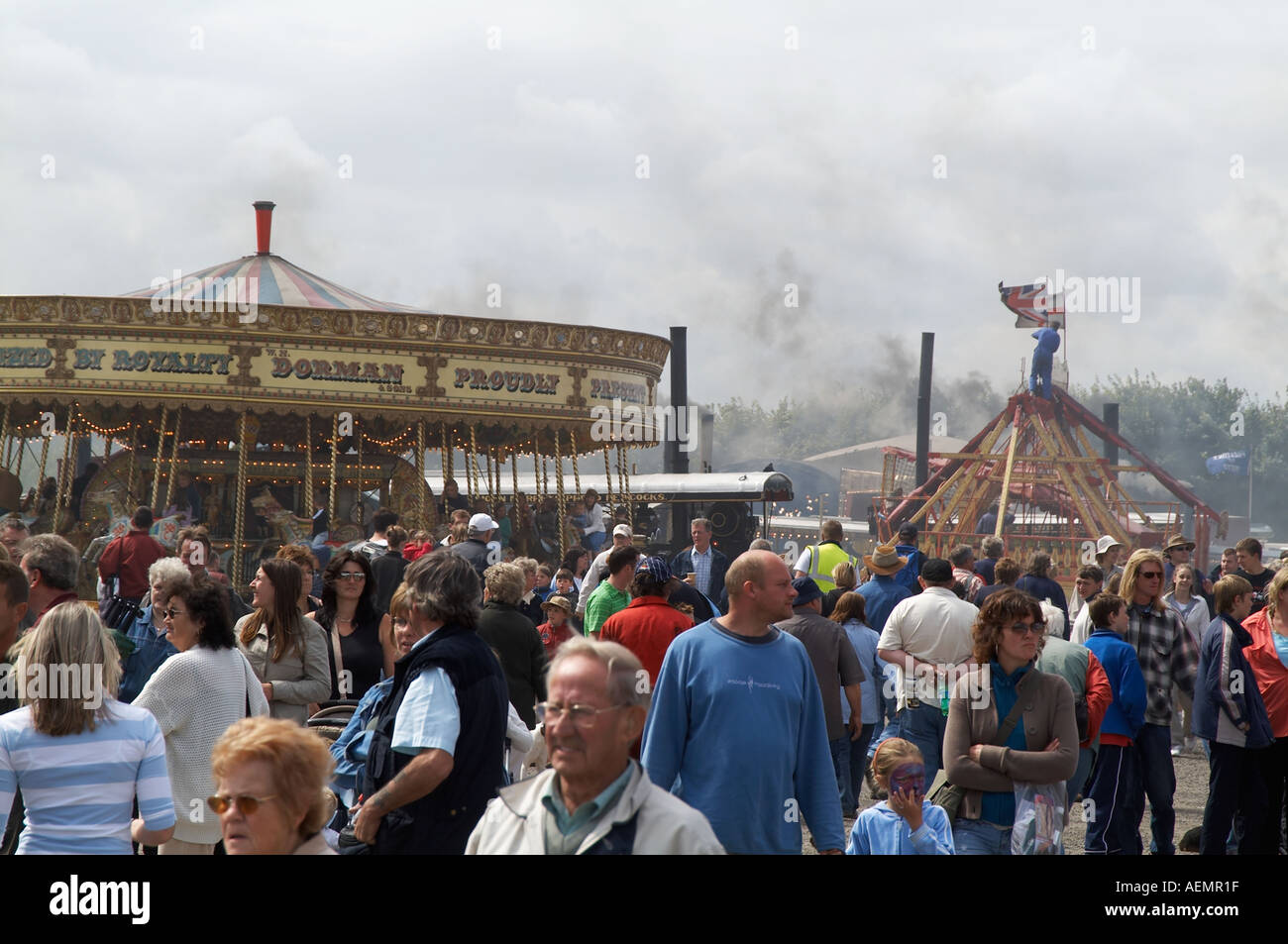 steam, fair, steamengine, engine, smoke, crowd, county, fair, show ...