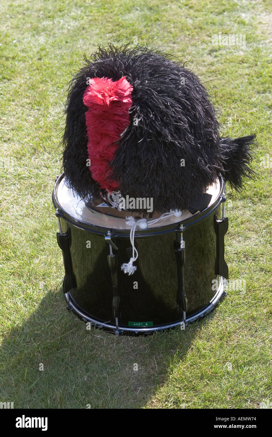 Scottish Ceremonial regalia Busby and drum and Scottish Highland Games ...