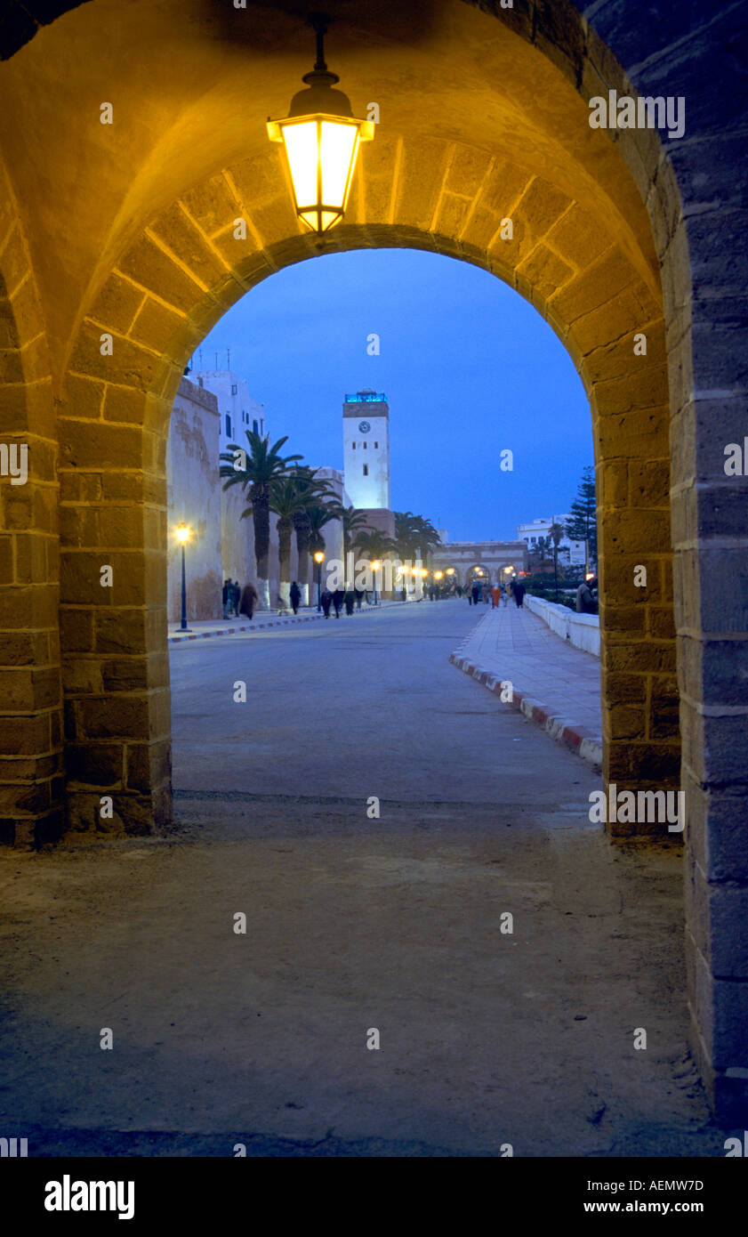 Clock tower town gate essaouira hi-res stock photography and images - Alamy