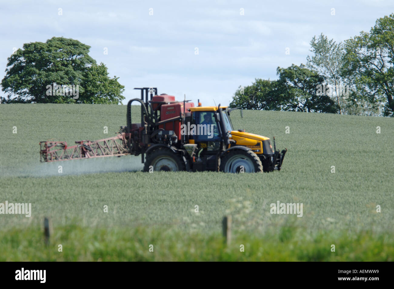Field Crop Spraying Stock Photo - Alamy