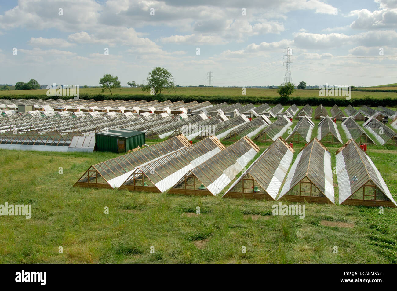 Aerial view of a game farm Stock Photo - Alamy