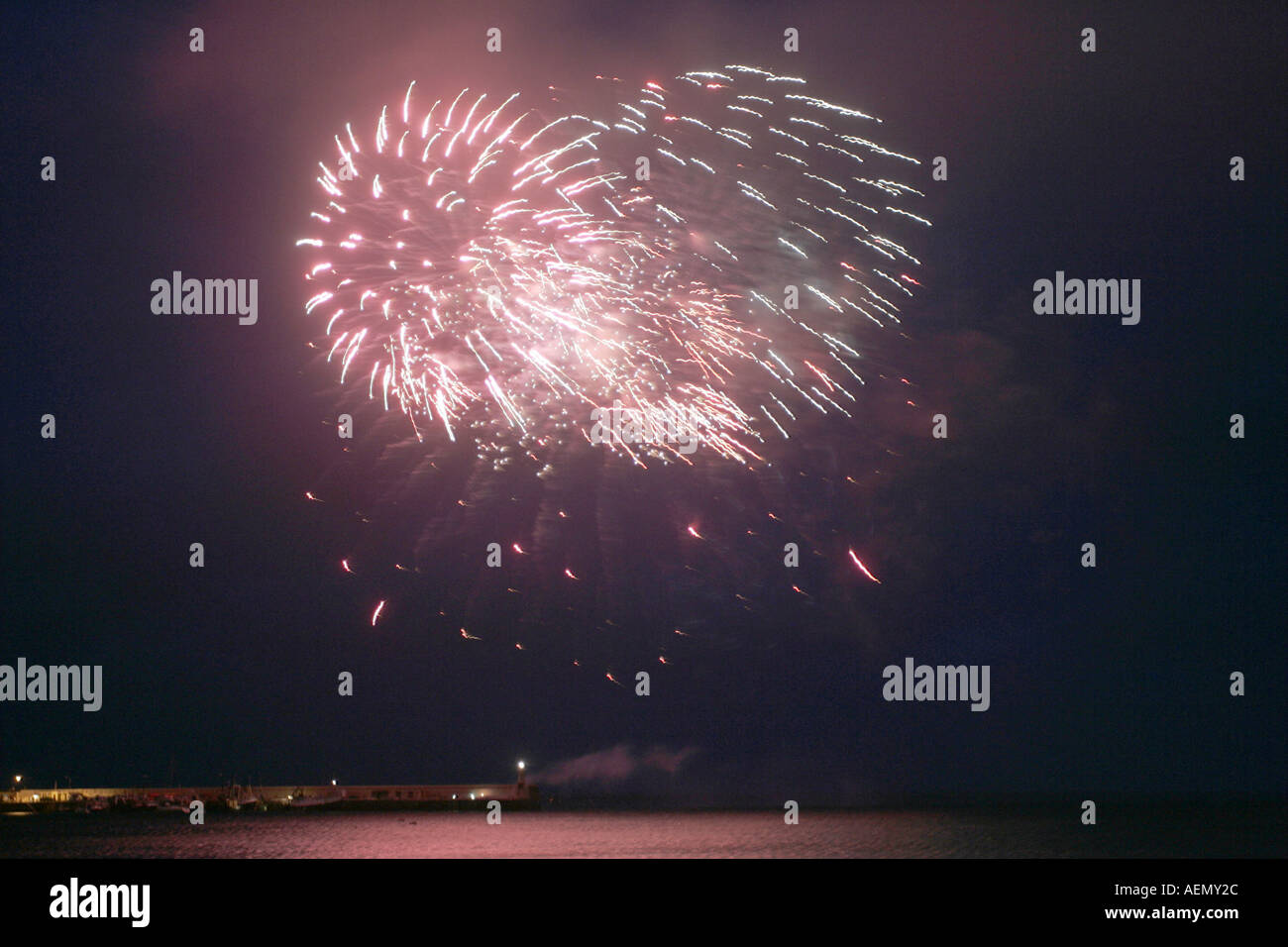 Fireworks windy hi-res stock photography and images - Alamy
