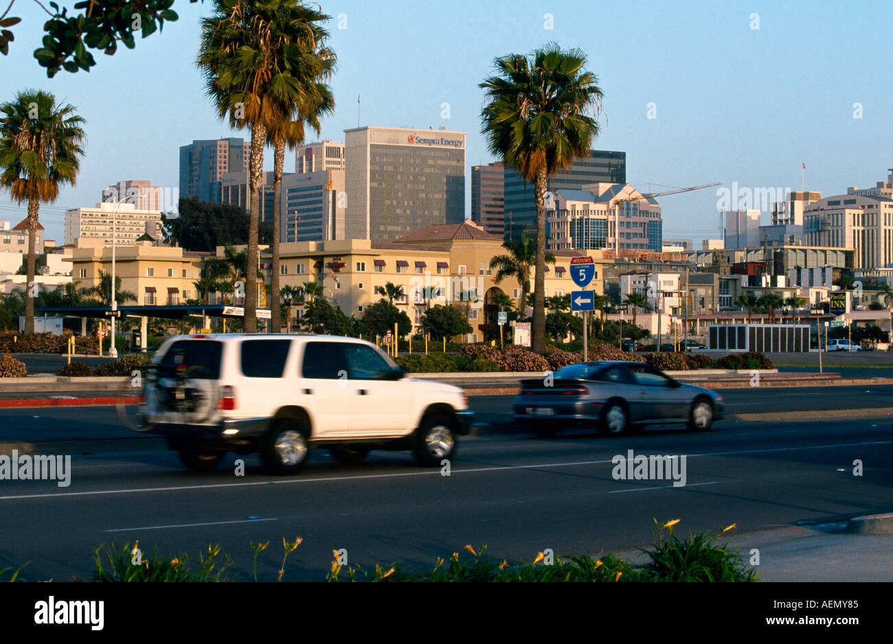 Harbor drive highway in san hi-res stock photography and images - Alamy