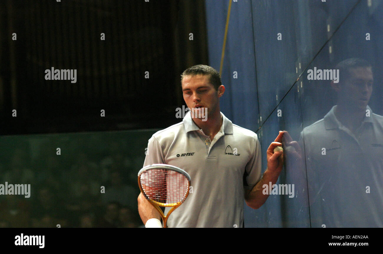 David Palmer Aus British Open Squash Championships 2005 Stock Photo - Alamy