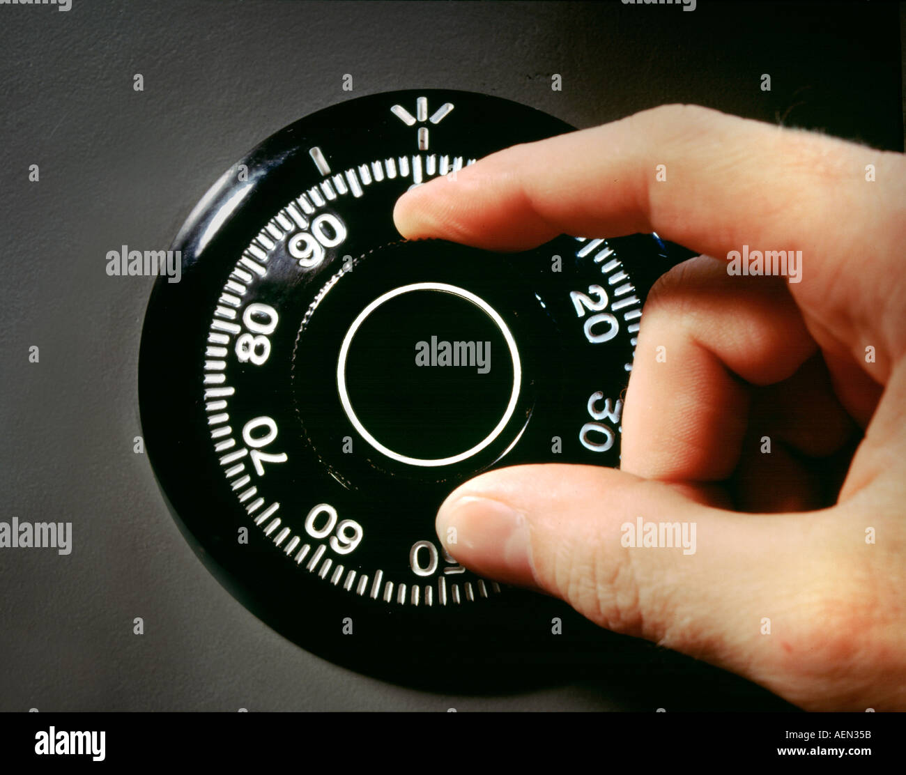 combination safe with dial and hand Stock Photo - Alamy