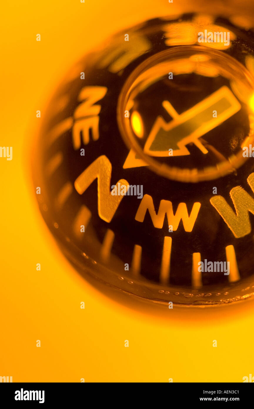 COMPASS ORIENTATION, NAVIGATION INSTRUMENT Stock Photo - Alamy
