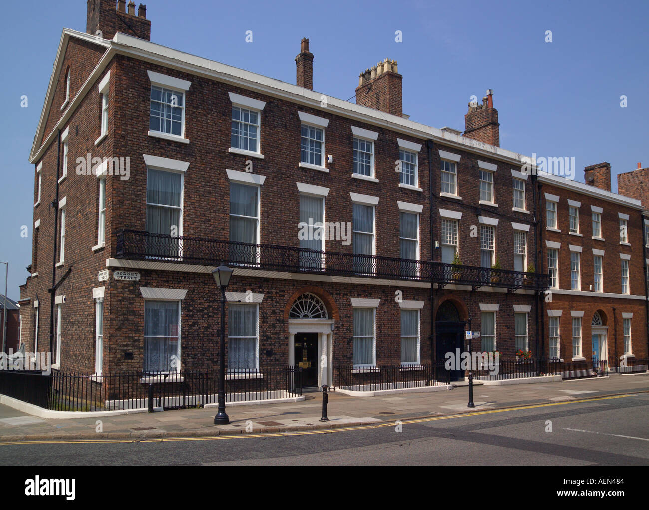 Rodney Street Liverpool England Stock Photo - Alamy